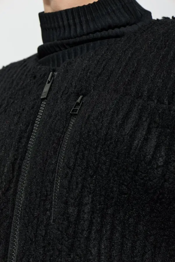 Issey Miyake Pleated Jacket With Pockets