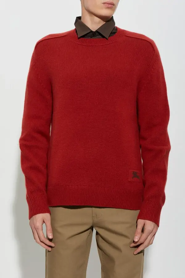 Burberry Crew Neck Cashmere Sweater