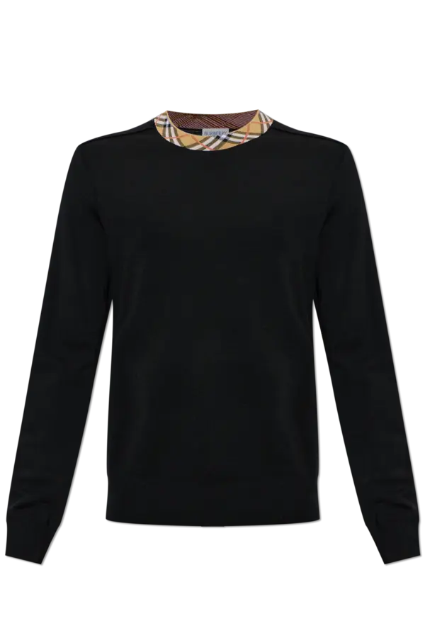 Burberry Wool Sweater - Black