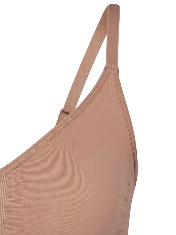 SKIMS Seamless Thong Bodysuit - Brown