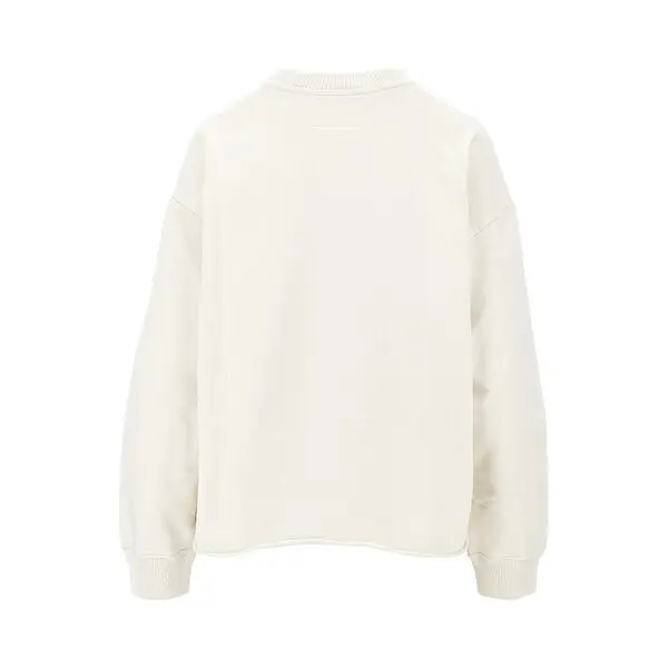 MAISON MARGIELA Calligraphic Logo Print Weathirt