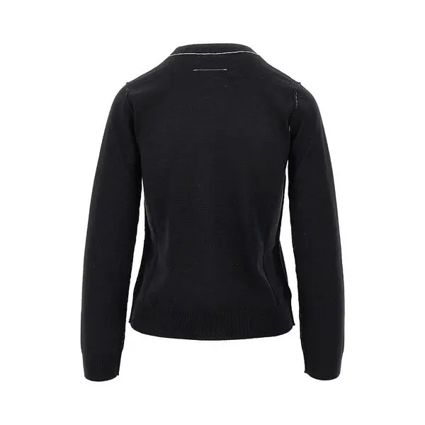 MAISON MARGIELA Wool-blend Weater With Logo Label