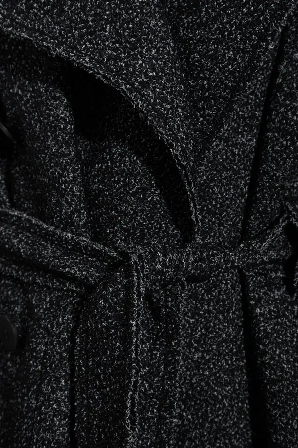 Issey Miyake Double-breasted Coat With Belt
