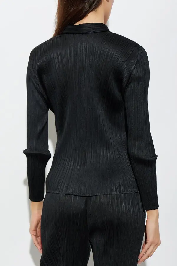 Issey Miyake Pleated Cardigan