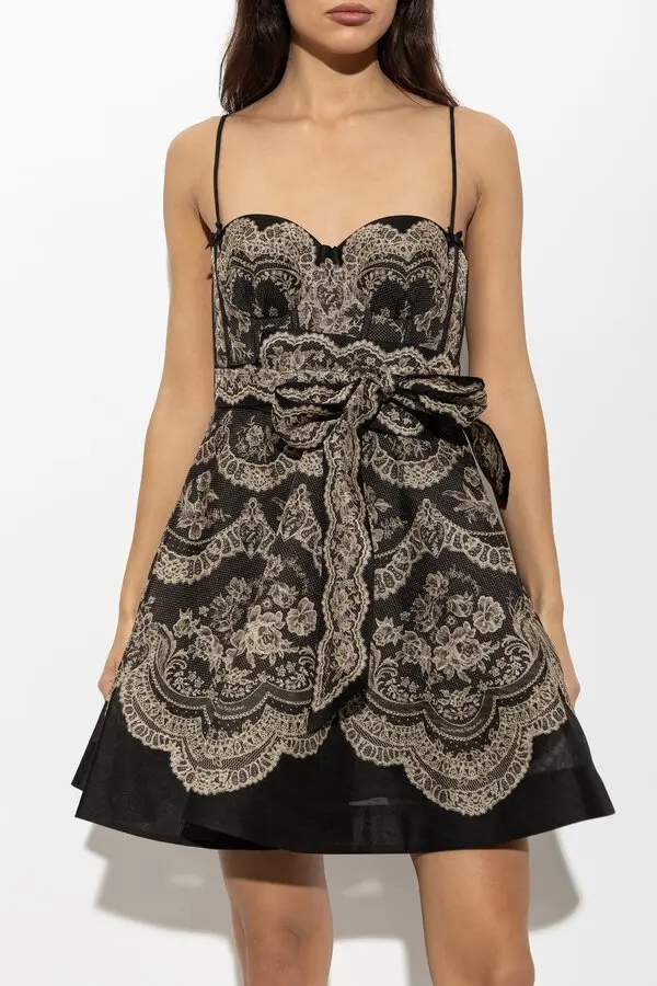 Zimmermann Short Dress With Pockets