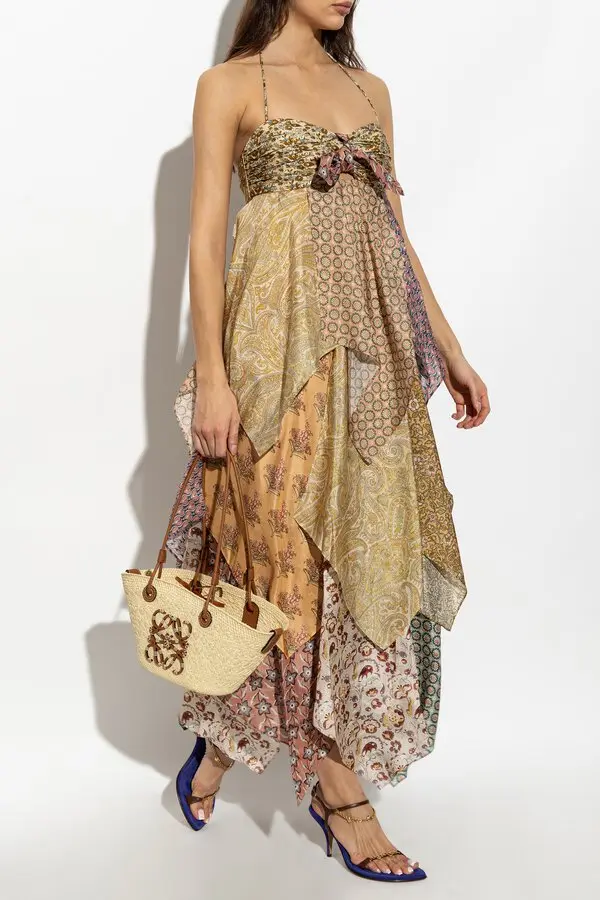 Zimmermann Silk Dress With Tie Fastening