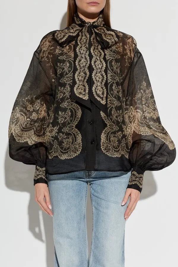 Zimmermann Tie-neck Blouse