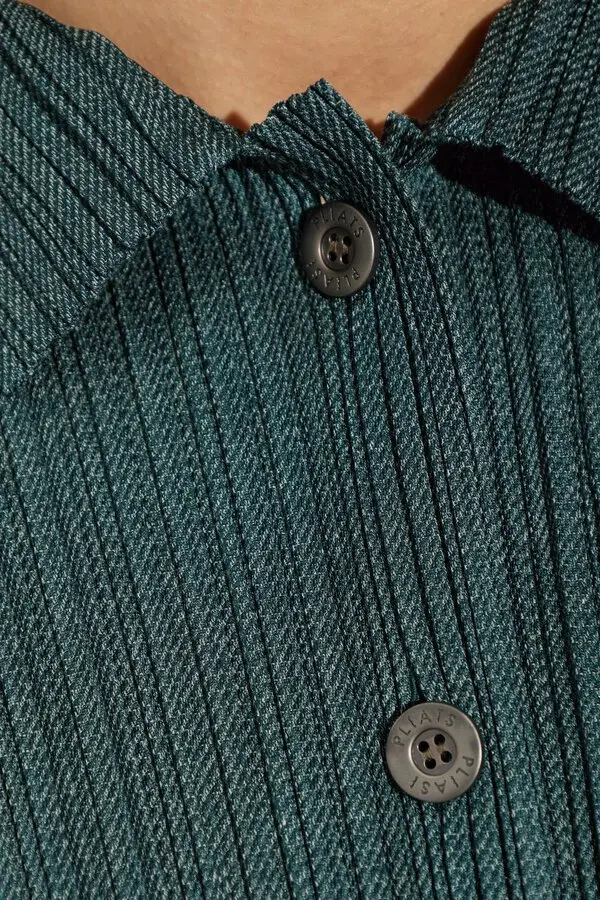 Issey Miyake Pleated Cardigan