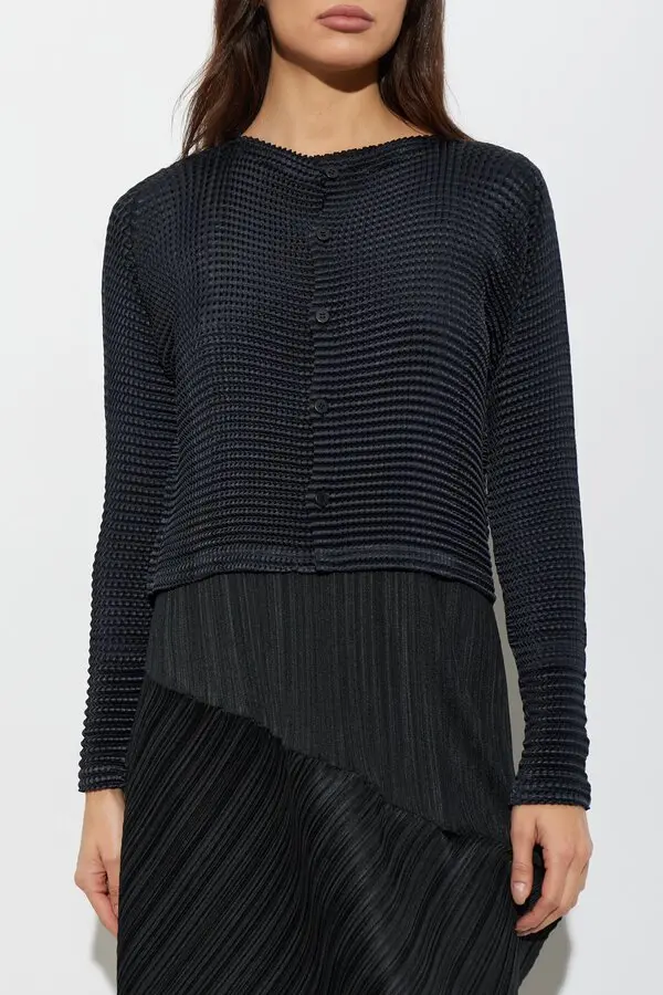Issey Miyake Plisated Cardigan