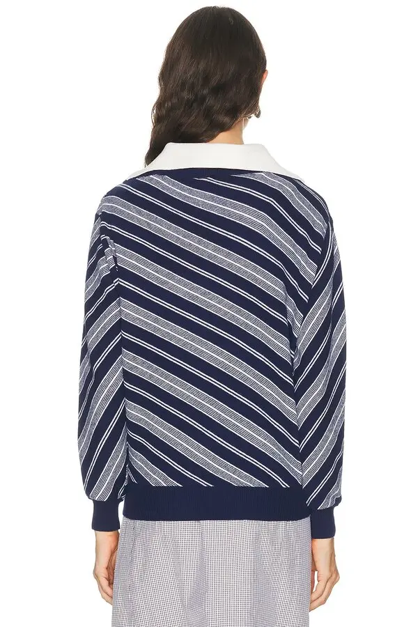 SHUSHU/TONG Twill Knit Sweater