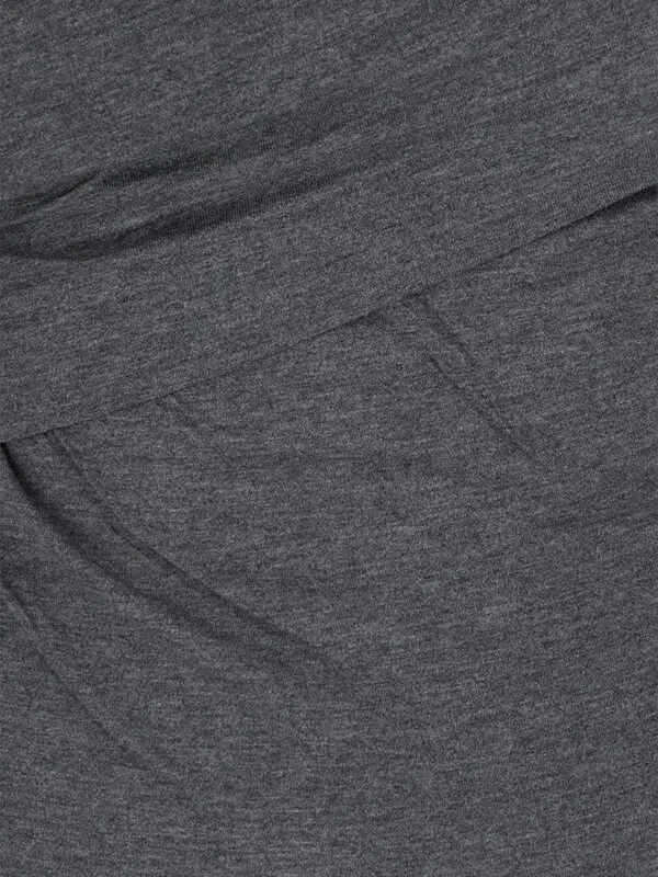 Isabel Marant Étoile Draped Long-sleeved Viscose Top - Grey