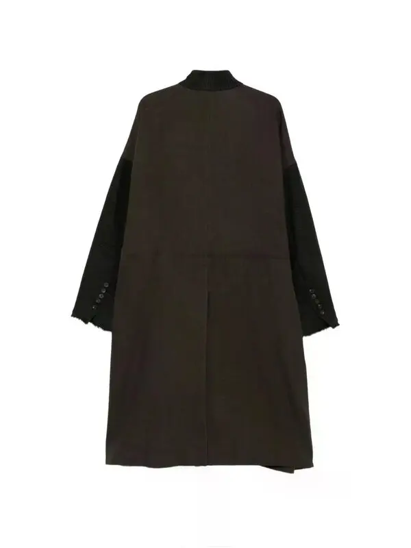 ZIGGY CHEN Panelled Drawstring-waist Coat