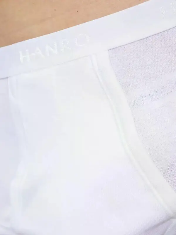 Hanro Logo-waistband Cotton Briefs