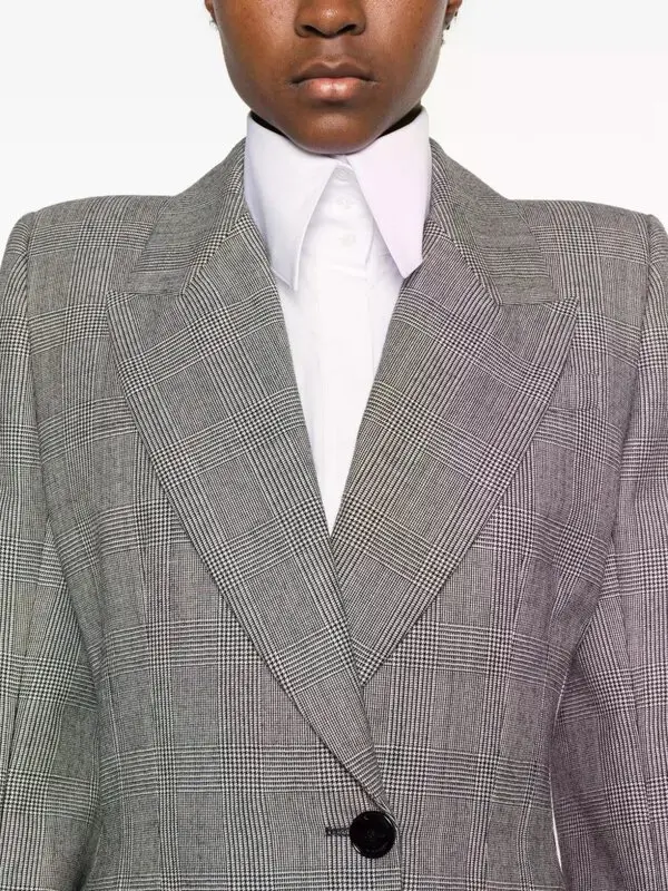 Matieres Fecales Prince Of Wales-check Wool Jacket