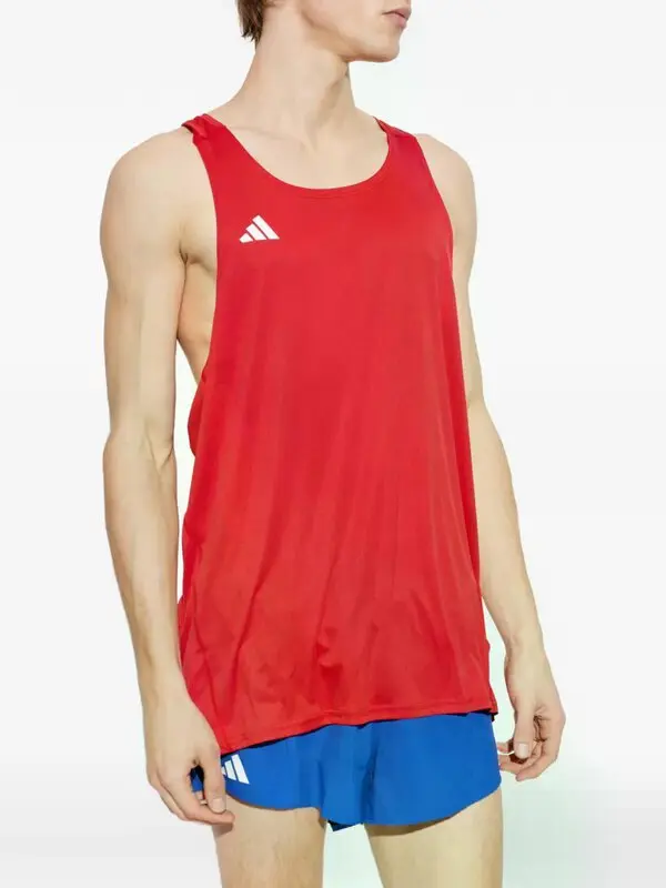 Adidas Adizero Logo-print Tank Top
