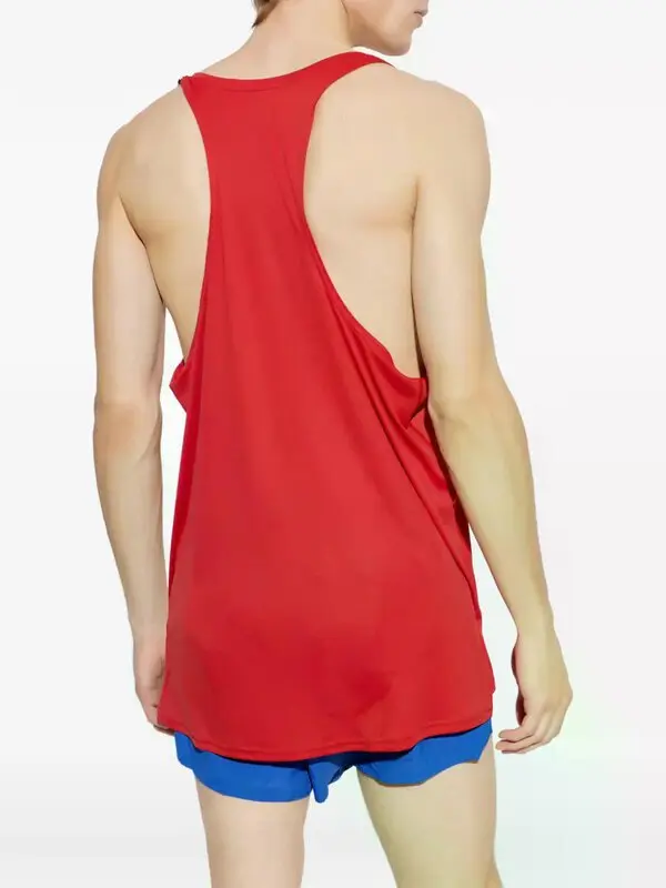 Adidas Adizero Logo-print Tank Top