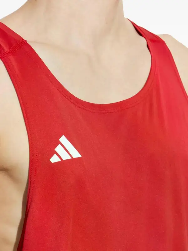 Adidas Adizero Logo-print Tank Top