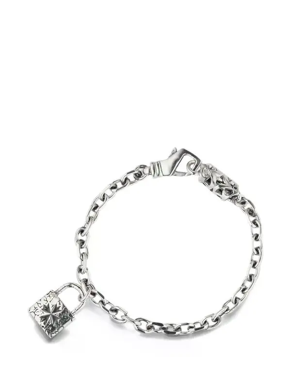 Emanuele Bicocchi Logo-lock Chain Bracelet
