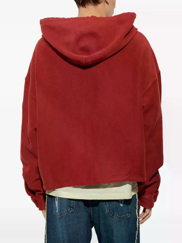 Palm Angels Palm Tree Zip Loose Hoodie