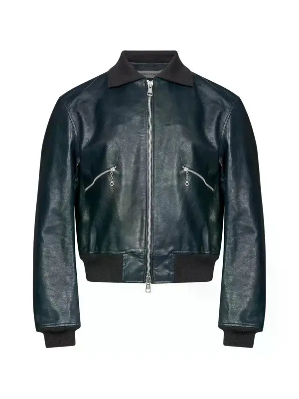 Our Legacy Zip-up Leather Jacket