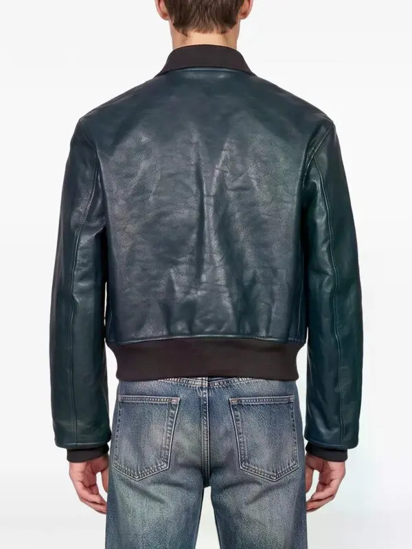 Our Legacy Zip-up Leather Jacket