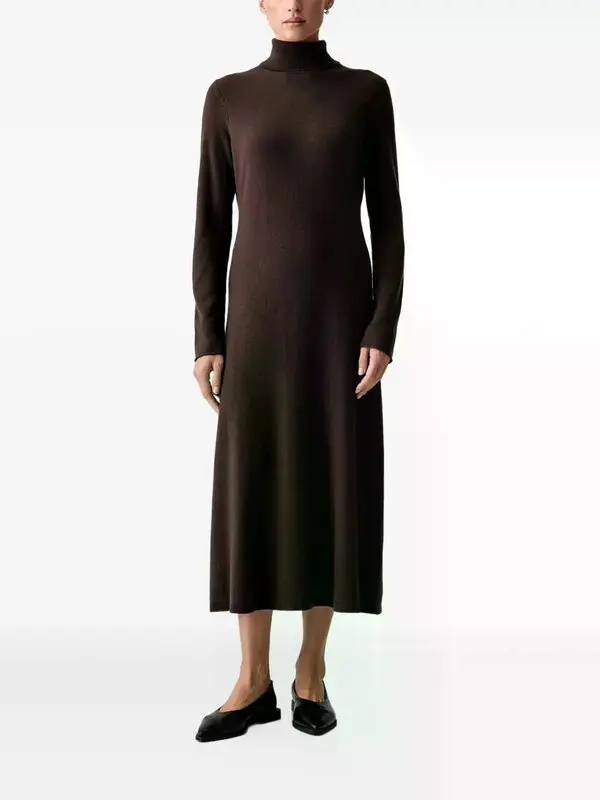 Marc O'polo Roll-neck Knitted Maxi Dress
