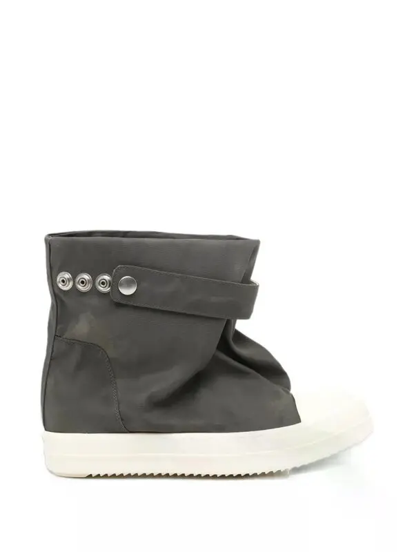 Rick Owens Press-stud-strap Boots - Grey
