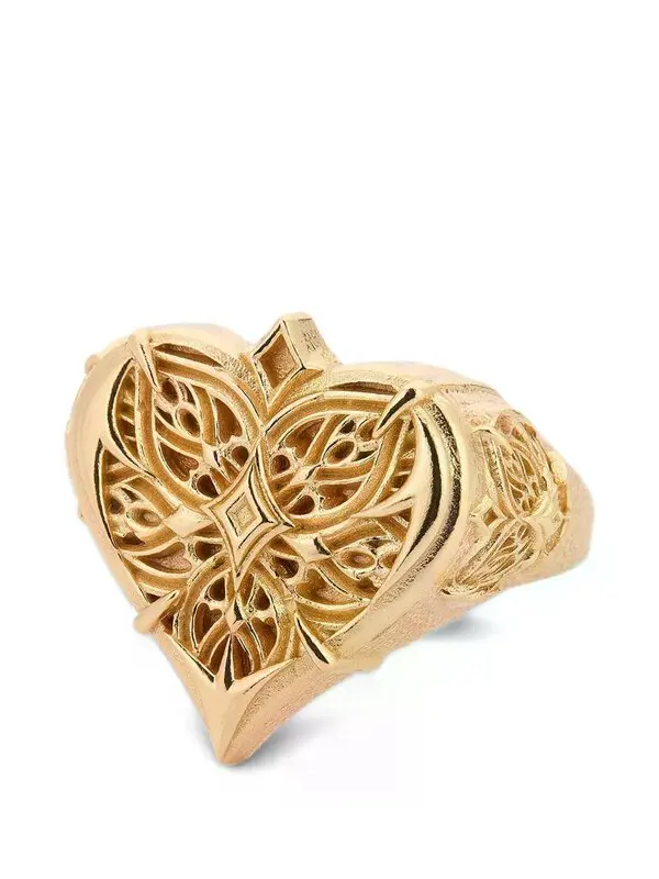 Emanuele Bicocchi Large Notre-heart Ring