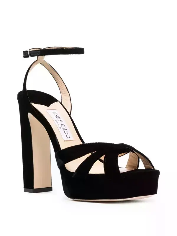 JIMMY CHOO Kove Sandals - Black