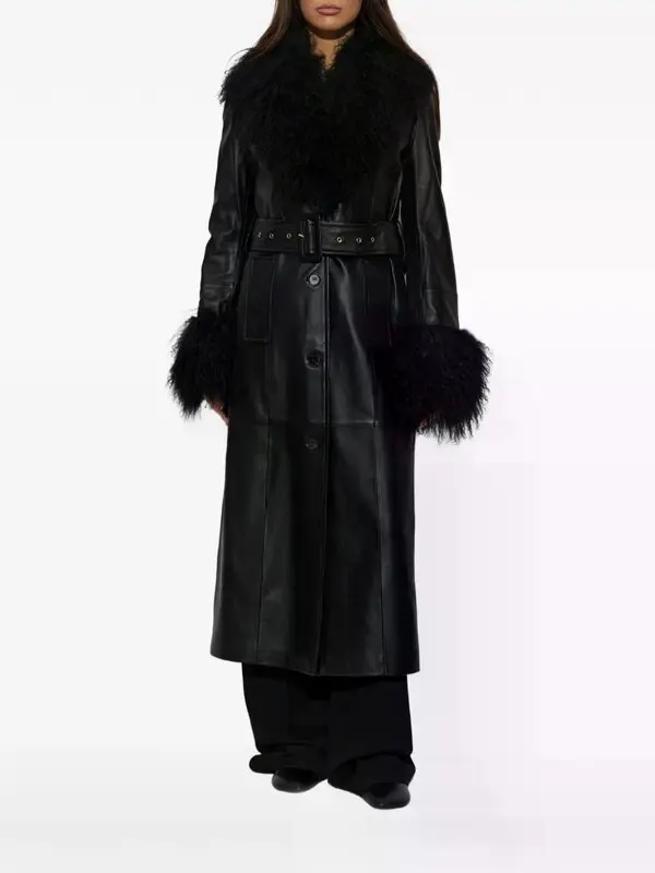 STAND STUDIO Monica Leather Coat