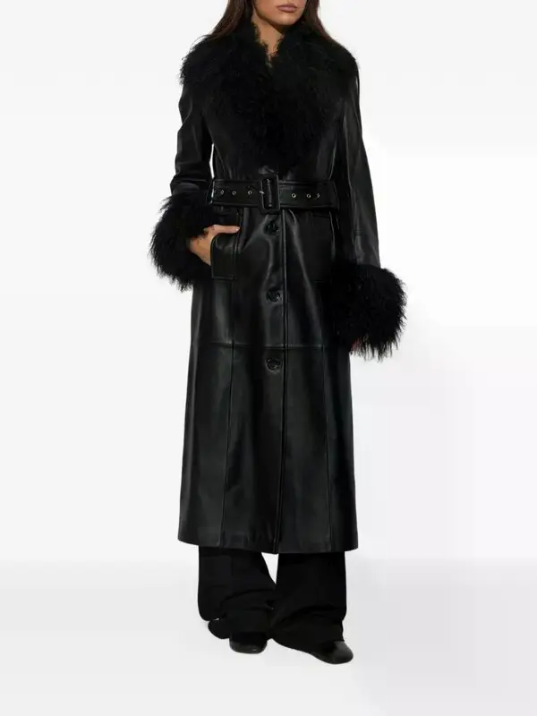 STAND STUDIO Monica Leather Coat