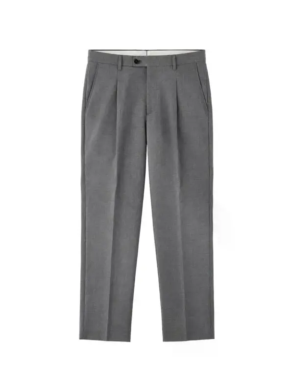 BE ABLE Pleated Tailored Trousers - Grey
