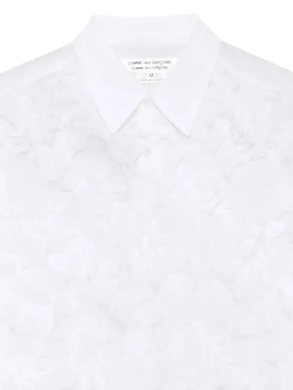Comme Des Garçons Ruffled Long-sleeve Shirt