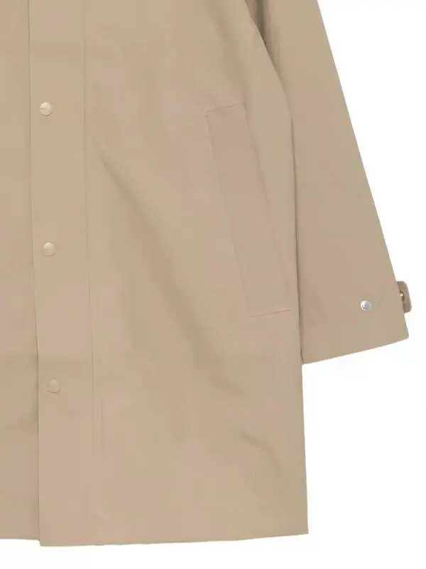 Rains Nara Press-stud-fastening Hooded Raincoat