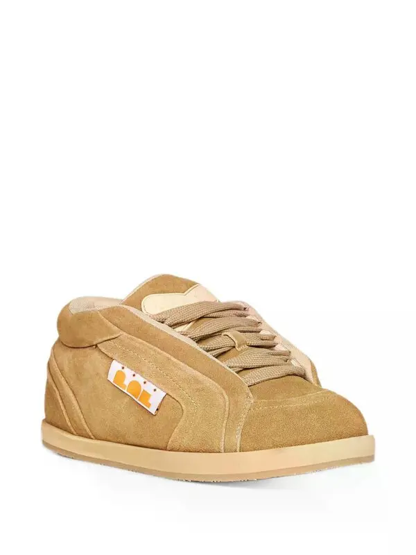 PDF Sk8 Panelled Suede Sneakers - Neutrals