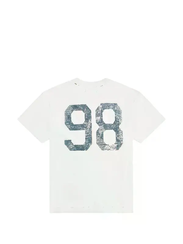 PURPLE BRAND St. Violet Crystals Graphic-print T-shirt - White