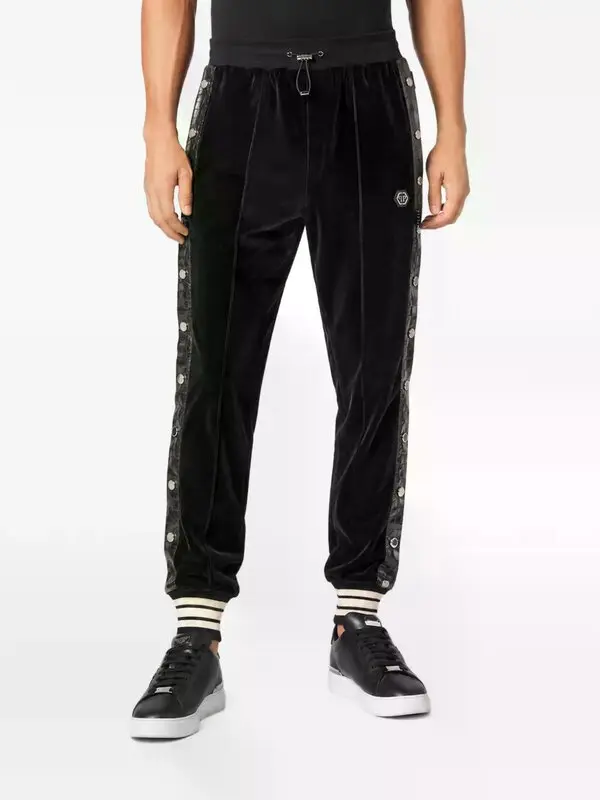 Philipp Plein Chenille Joggers Cocco Inserts