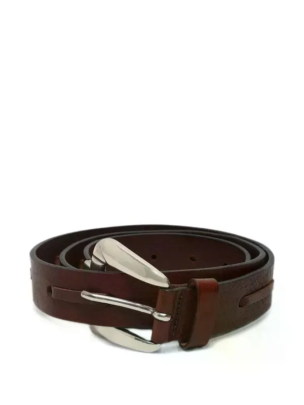 WON HUNDRED Asheville Leather Belt - Brown