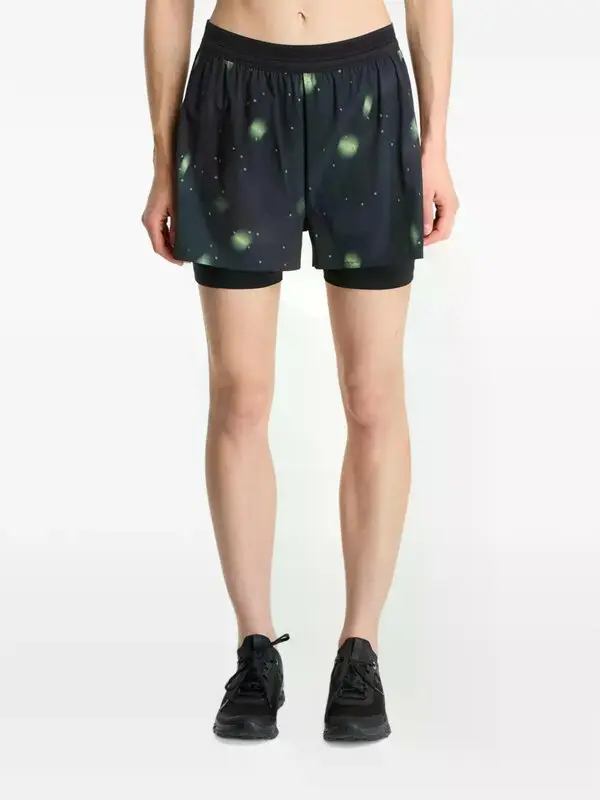 On Lumos Layered Shorts - Black