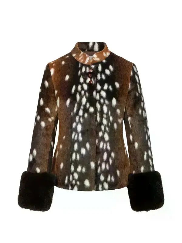 CARELLI Bambi Deer-print Jacket