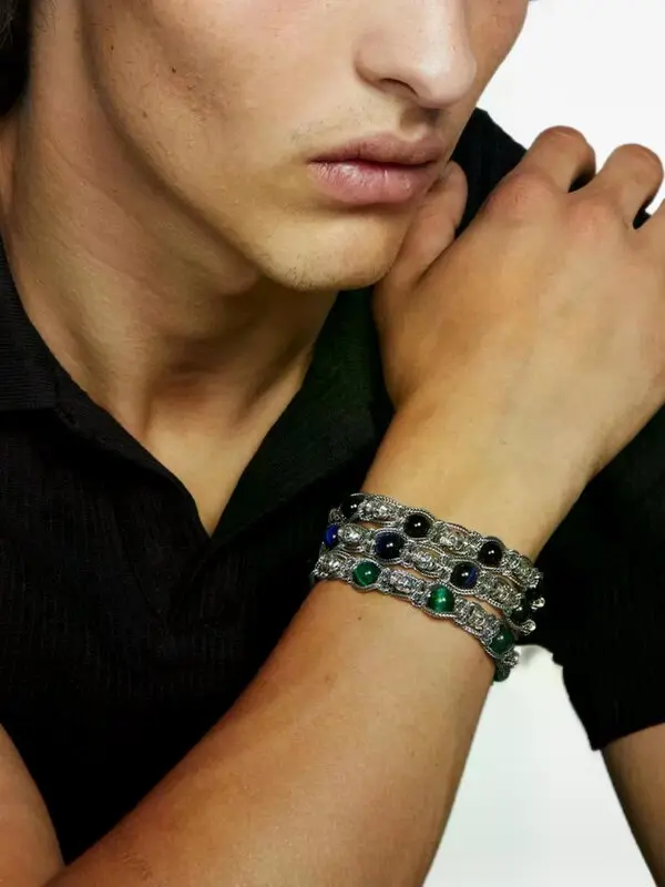 Emanuele Bicocchi Skull-bead Bracelet - Silver