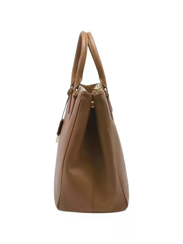 Prada Galleria Double-zip Tote Bag - Brown