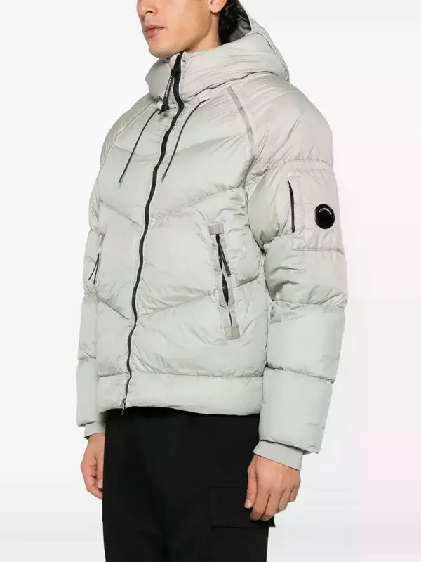 C.P. COMPANY Lens-detail Hooded Puffer Jacket