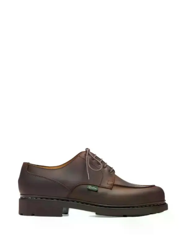 Paraboot Chambord Lace-up Leather Derby Shoes - Brown