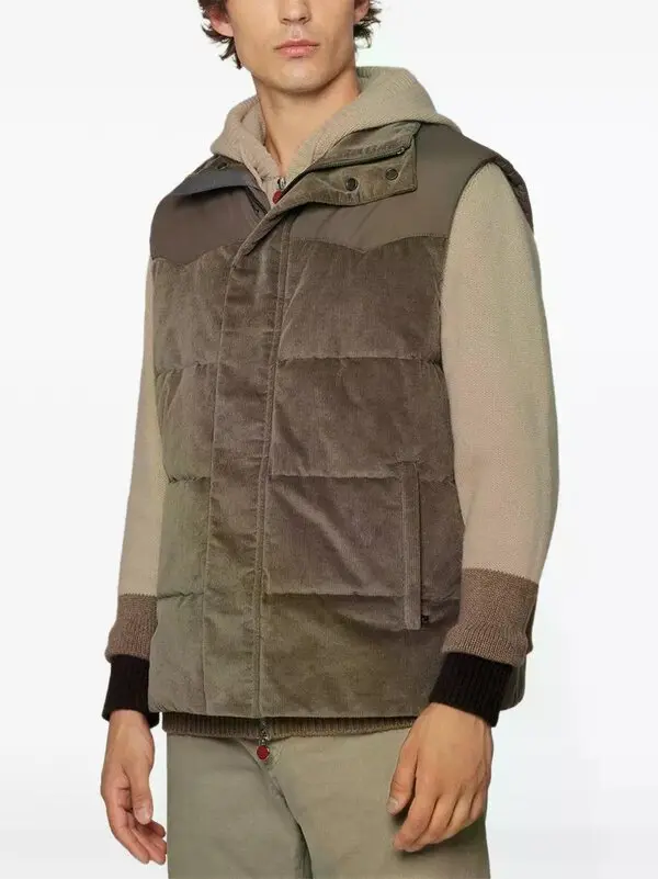 Kiton Sleeveless Quilted Gilet