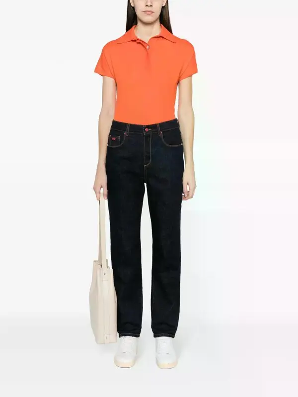 Kiton High-rise Cotton Jeans