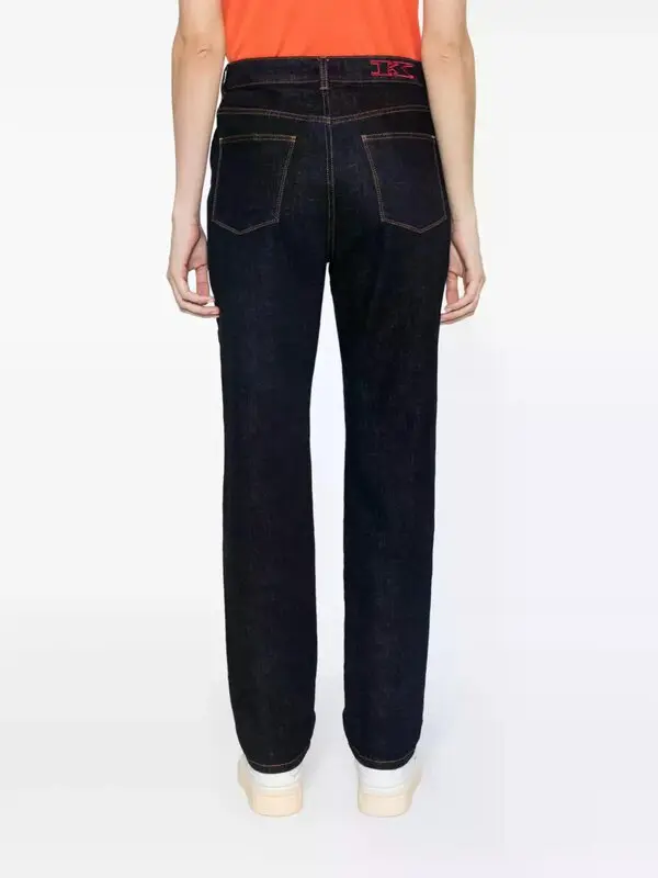 Kiton High-rise Cotton Jeans