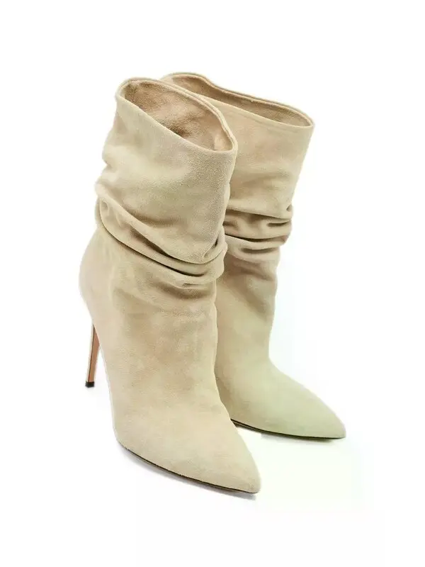 Paris Texas Leather Pointed-toe Ankle Boots