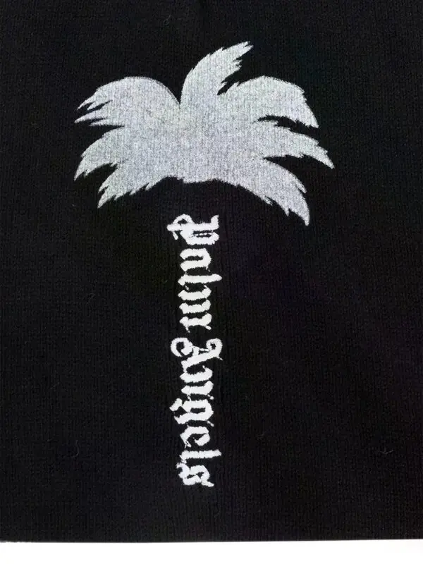 Palm Angels Big Palm Tree Beanie Hat