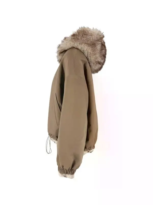 DROWS Faux-fur Trim Hooded Jacket